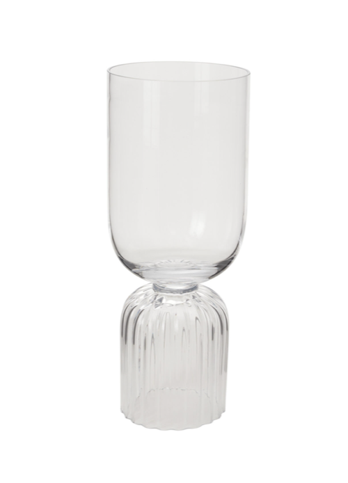 Ribbed Bottom Glass Vase – Bloompop